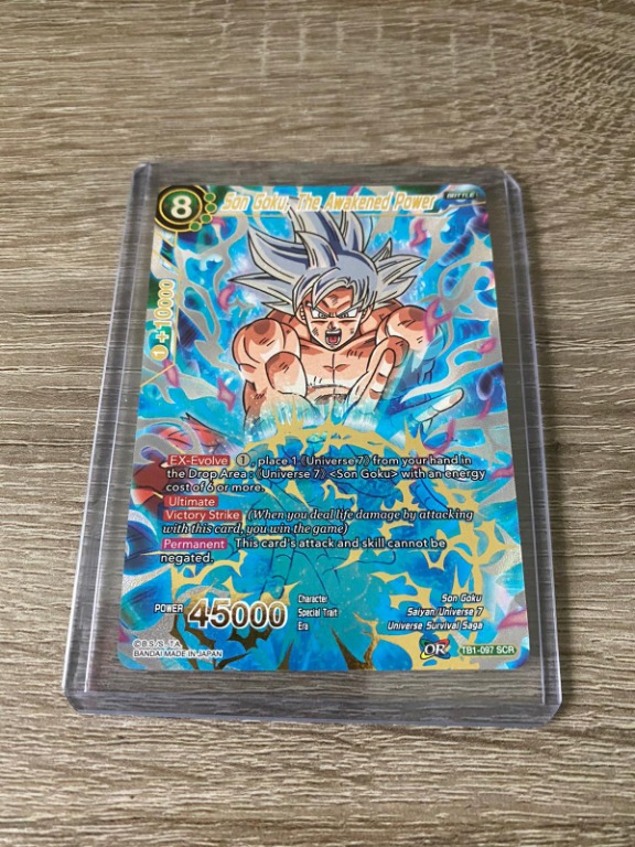 Dragonball Super TCG TOP Goku Awakened Secret Rare, Hobbies & Toys ...