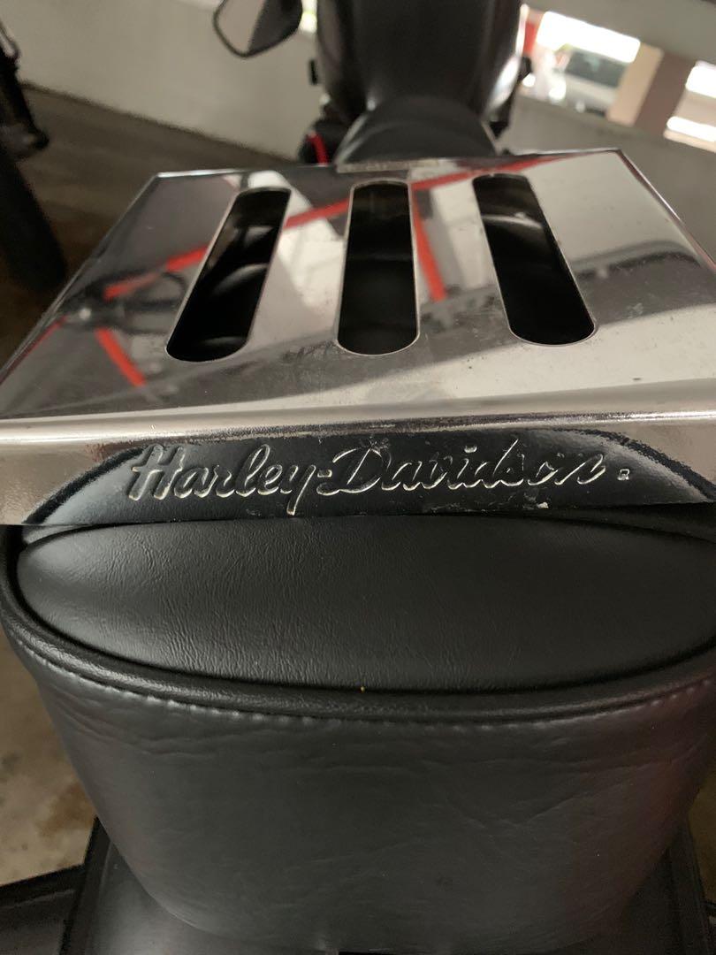 Harley vintage chrome rear rack, Motorcycles, Motorcycle Accessories on ...