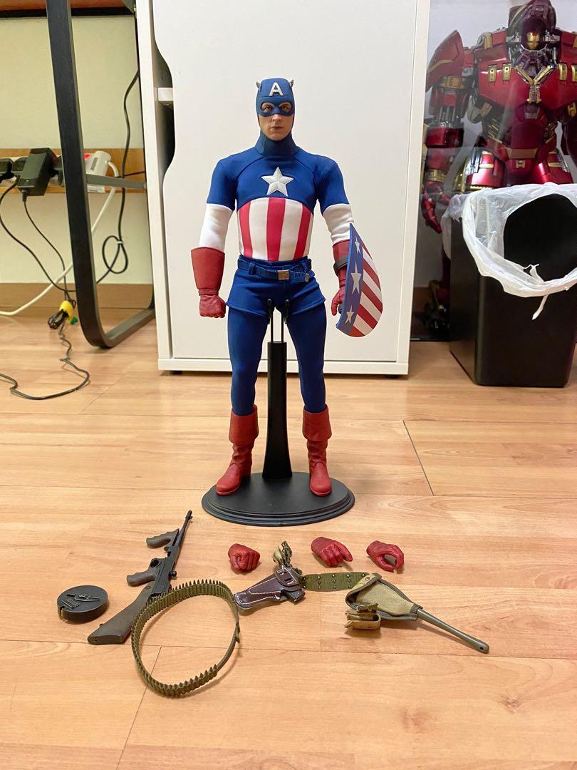 Hot toys captain America star spangled suit, Hobbies & Toys, Toys ...