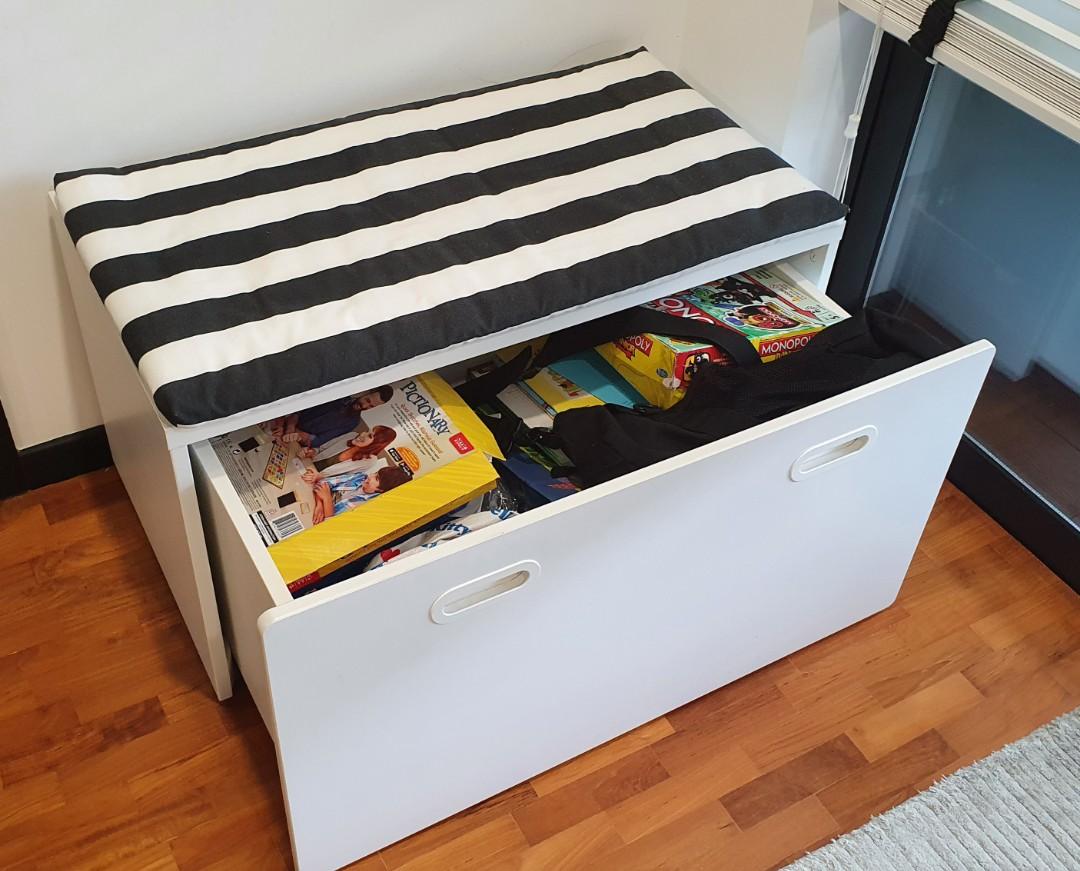 IKEA Stuva storage bench, Furniture & Home Living, Furniture, Shelves ...