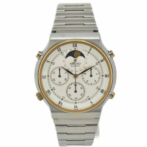 jam tangan seiko 7a48 7000 vintage chronograph moonphase moon phase ...