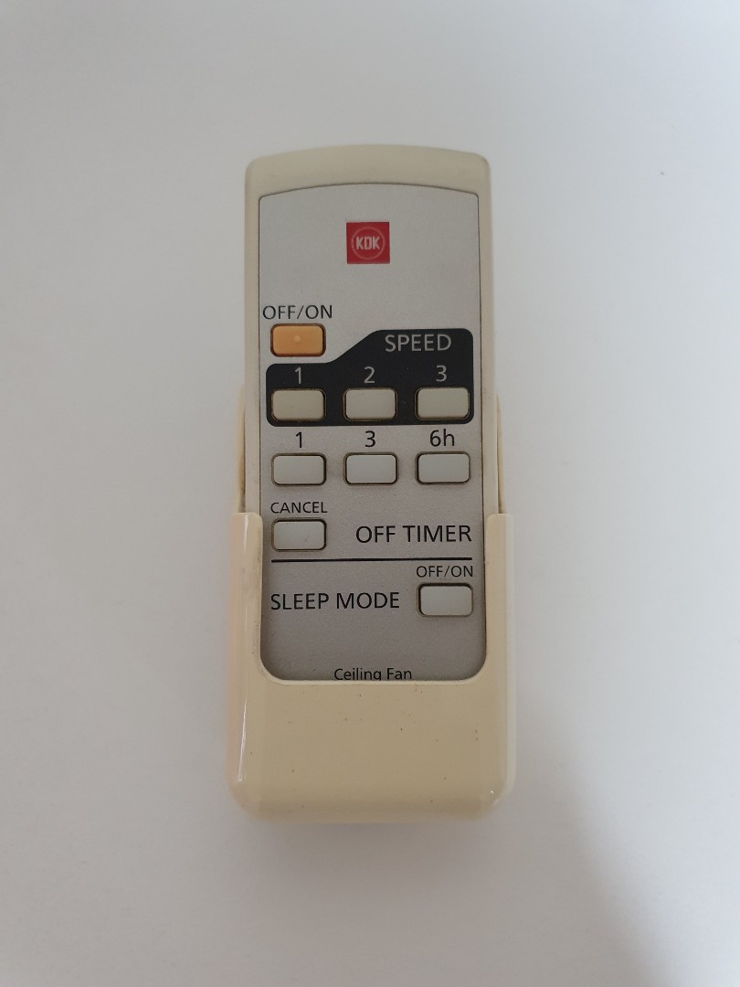 KDK remote control for ceiling fan M56QR M56SR M11SU, Furniture & Home ...