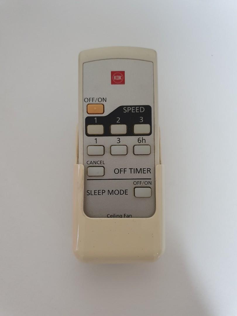 KDK remote control for ceiling fan M56QR M56SR M11SU, Furniture & Home ...