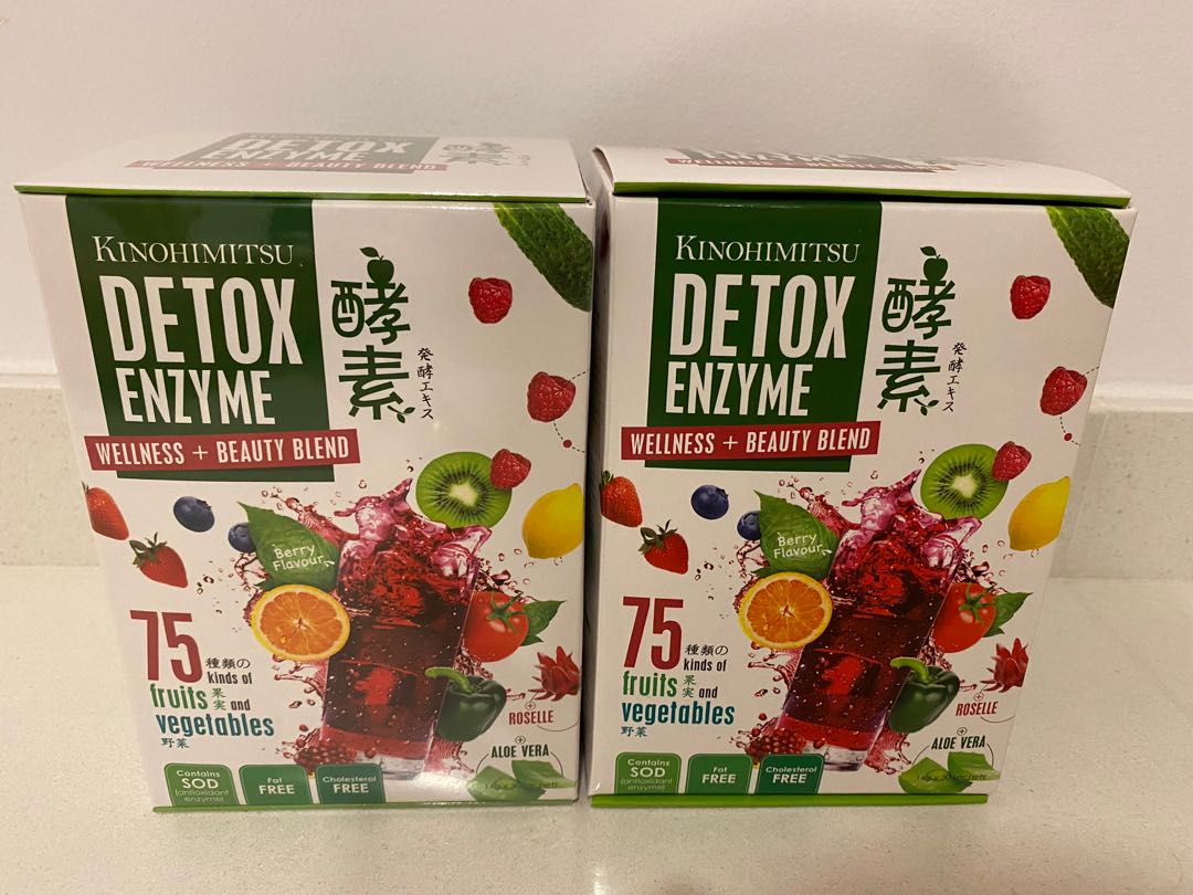 Kinohimitsu Detox Enzyme Drink, Health & Nutrition, Health Supplements ...