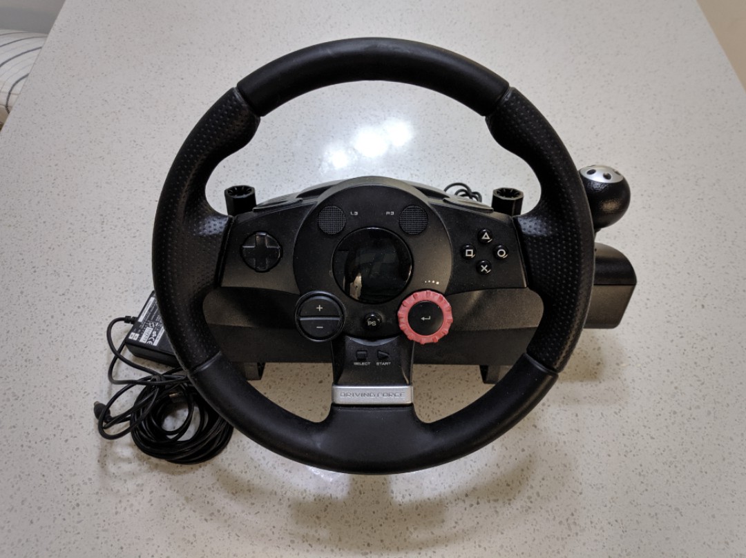 Logitech Driving Force GT Steering Wheel, Video Gaming, Video Game ...