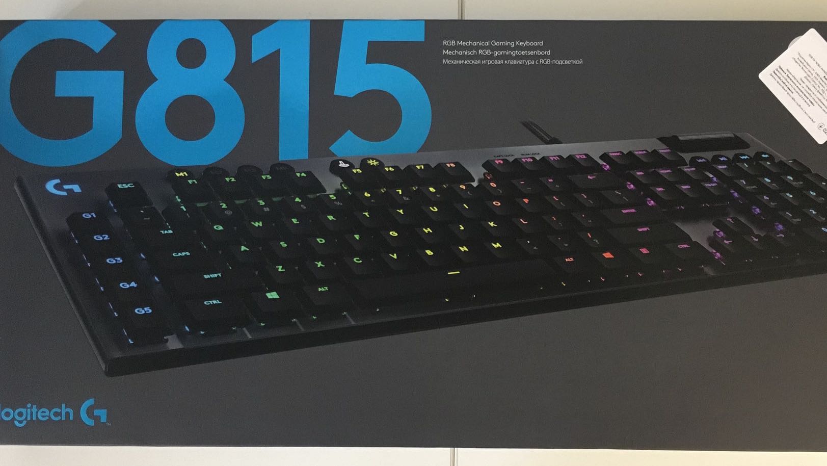 Logitech Mechanical Keyboard G815 Tactile, Electronics, Computer Parts ...
