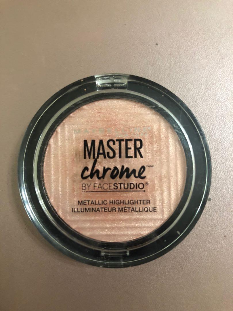 Maybelline New York Master Chrome by face studio metallic highlighter ...