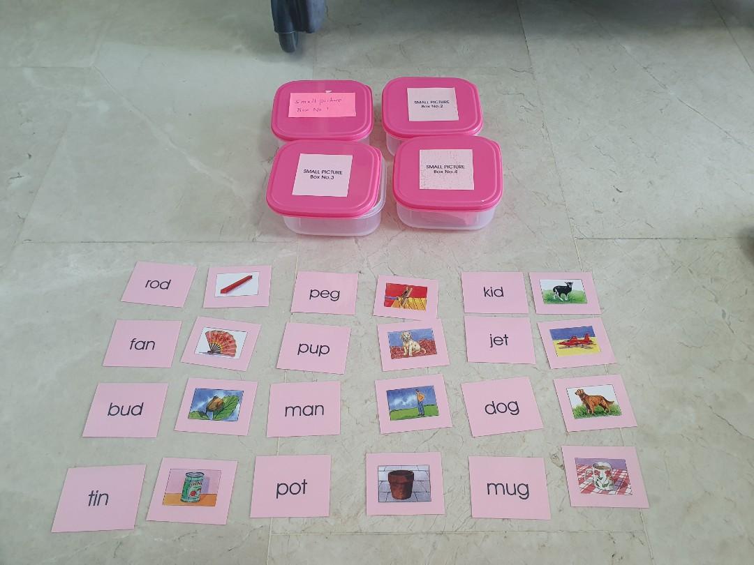 Montessori Reading Kit 1, Hobbies & Toys, Toys & Games on Carousell