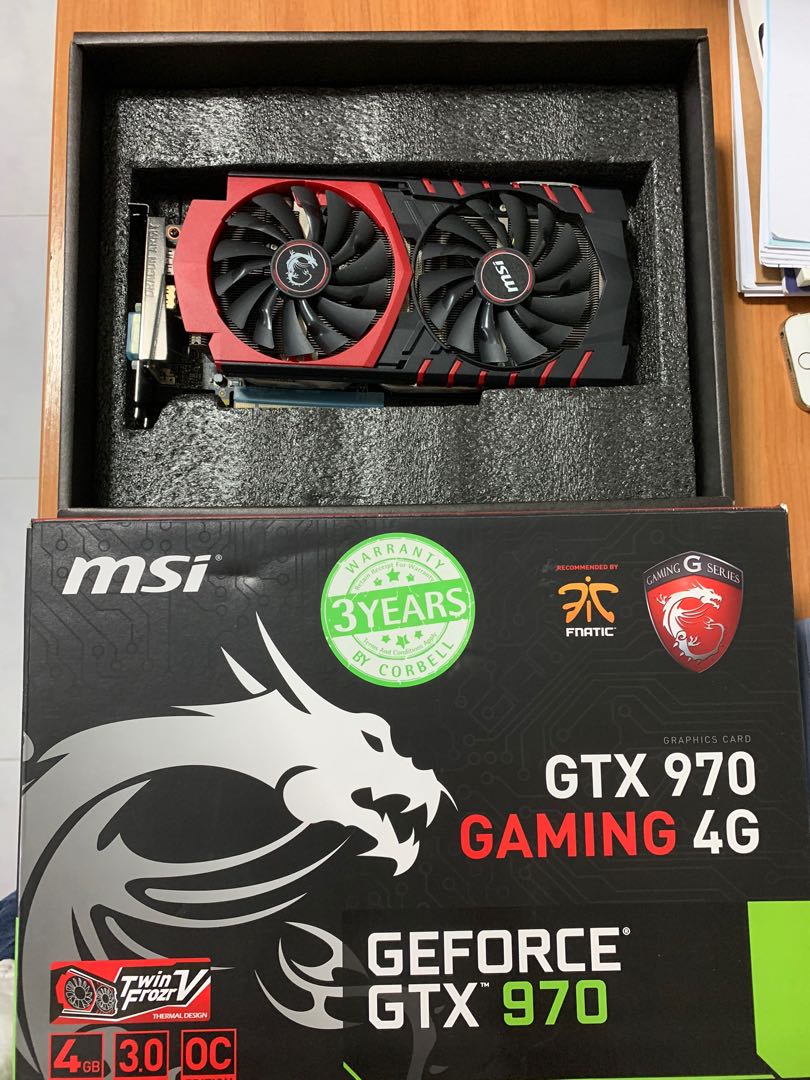MSI GTX 970 GAMING 4G GRAPHICS CARD, Computers & Tech, Parts ...