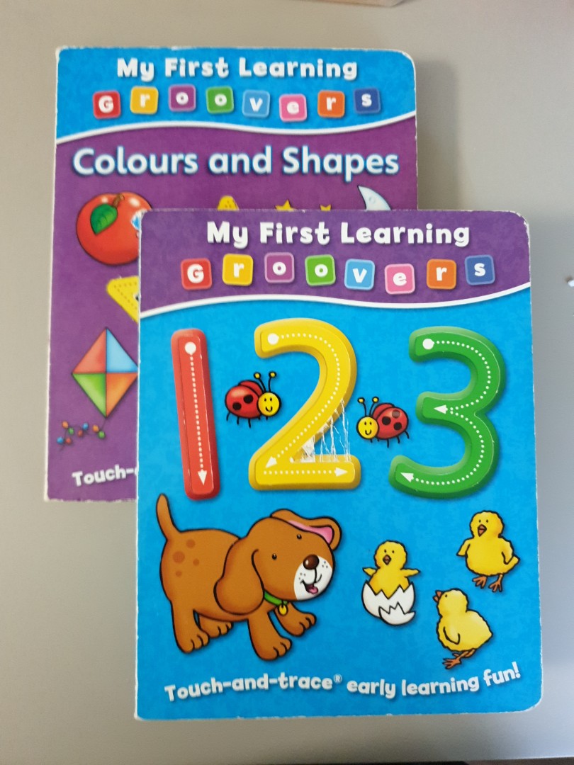 My first learning Touch and trace books, Hobbies & Toys, Books ...