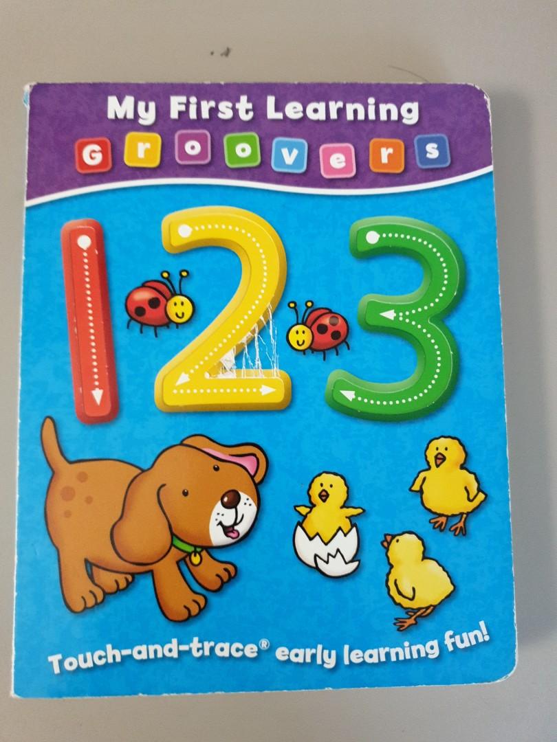 My first learning Touch and trace books, Hobbies & Toys, Books ...