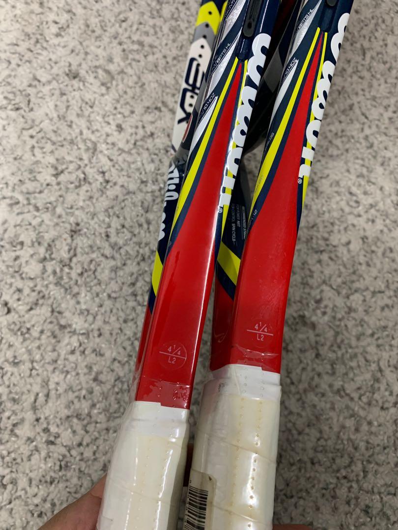 New Wilson Steam 100 Tennis Racket, Sports Equipment, Sports & Games ...