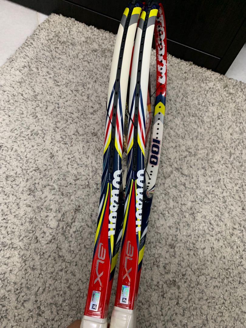 New Wilson Steam 100 Tennis Racket, Sports Equipment, Sports & Games ...