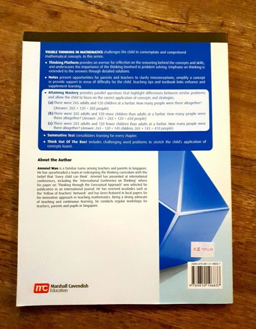 P2 Visible Thinking In Mathematics- Making Mathematics Visual, Hobbies ...