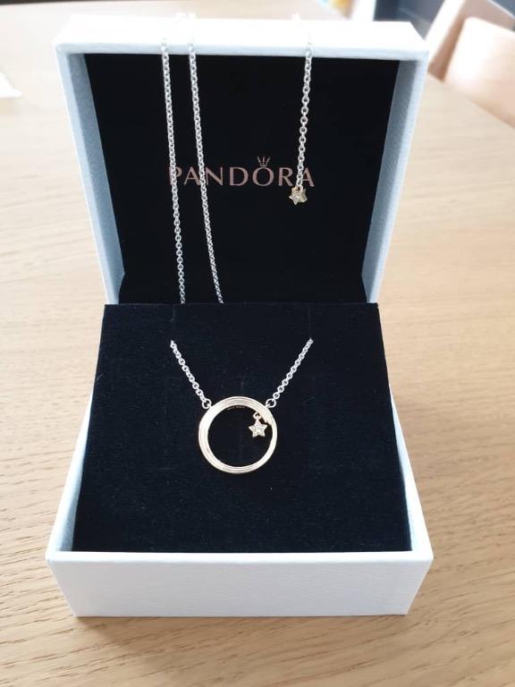 (NEW) Pandora Limited Edition Shooting Star Necklace, Women's Fashion ...