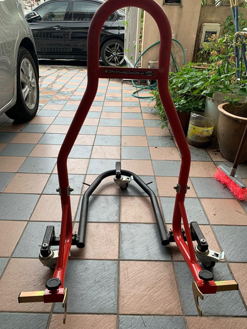 Performance 360 Degree Rear Floating Motorcycle Paddock Stand Mover ...