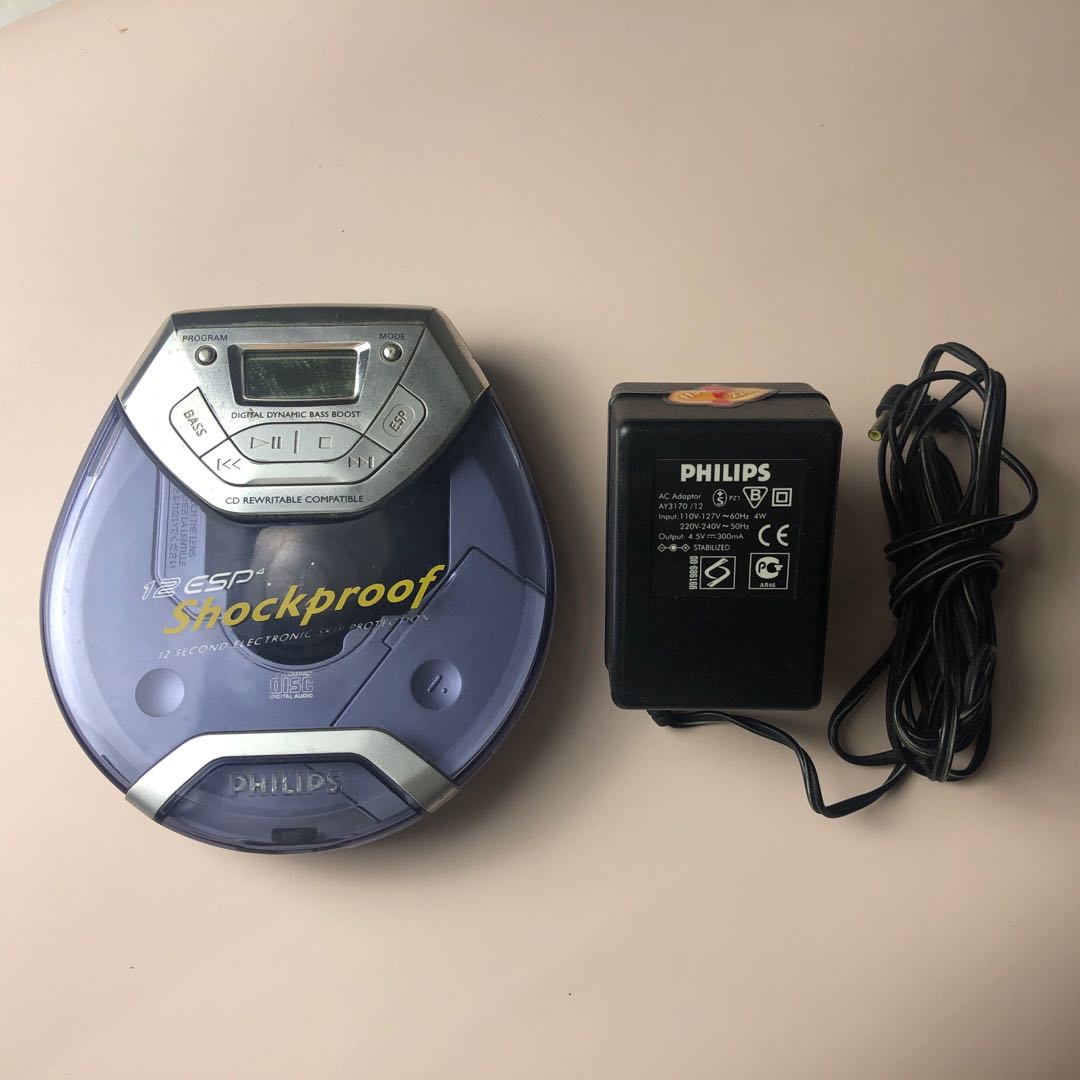 Philips AX2001 Discman Portable CD Player, Hobbies & Toys, Music ...
