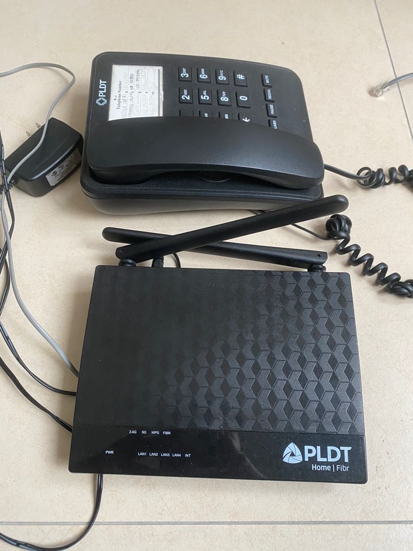 PLDT Router and Telephone, Computers & Tech, Parts & Accessories ...
