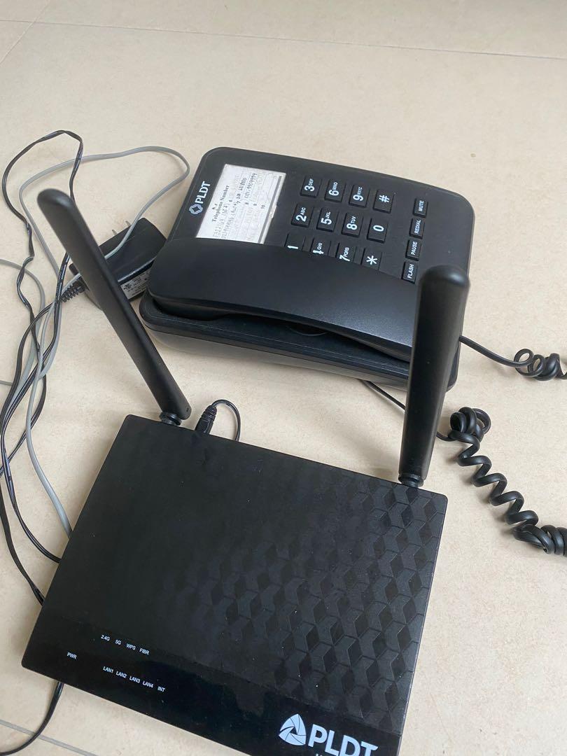 PLDT Router and Telephone, Computers & Tech, Parts & Accessories ...