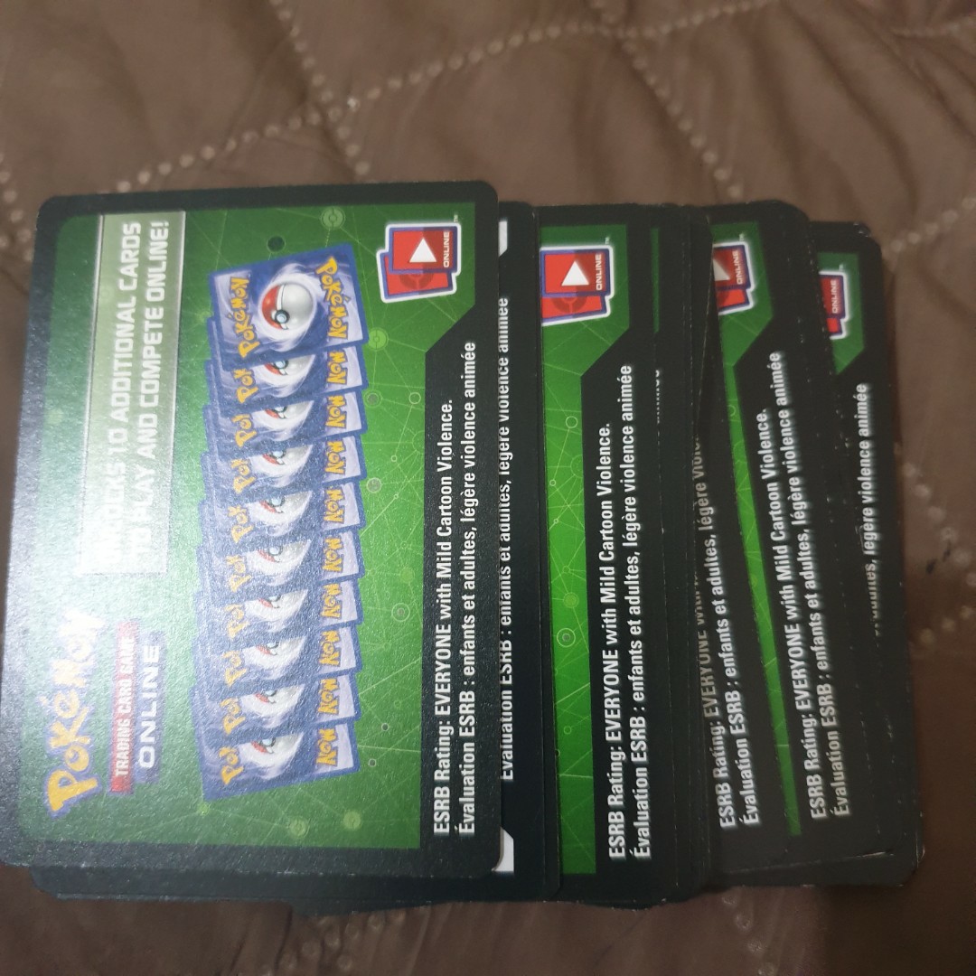 Pokemon TCG code cards, Toys & Games, Board Games & Cards on Carousell