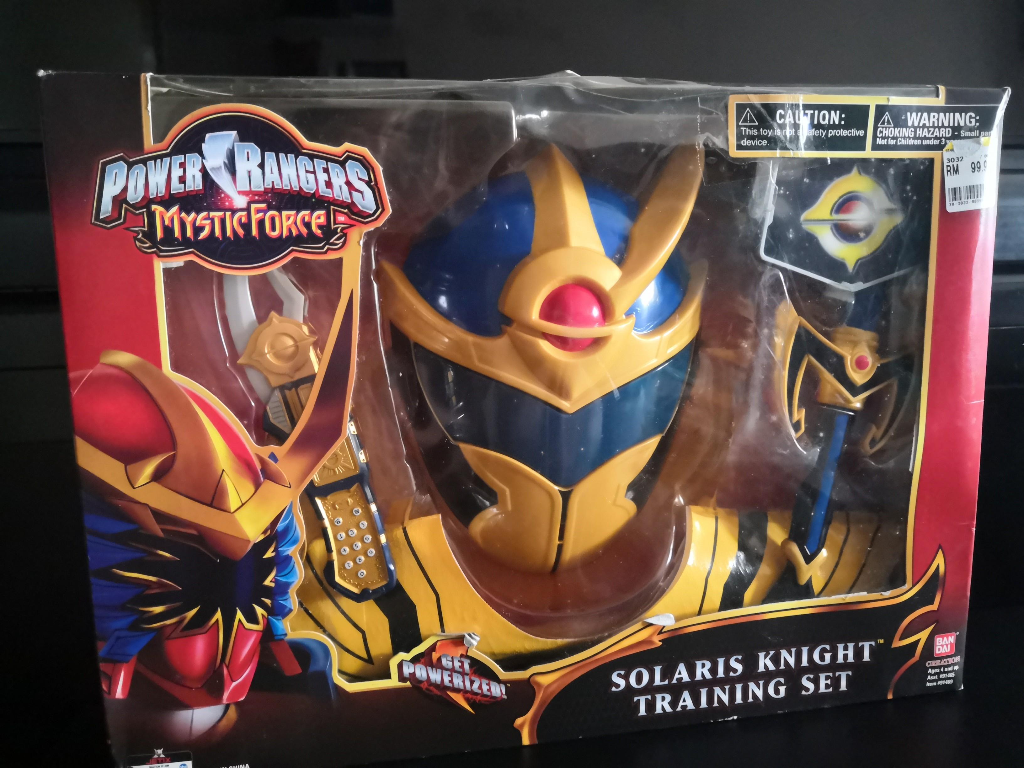 Power Rangers Mystic Force Solaris Knight Training Set, Hobbies & Toys ...