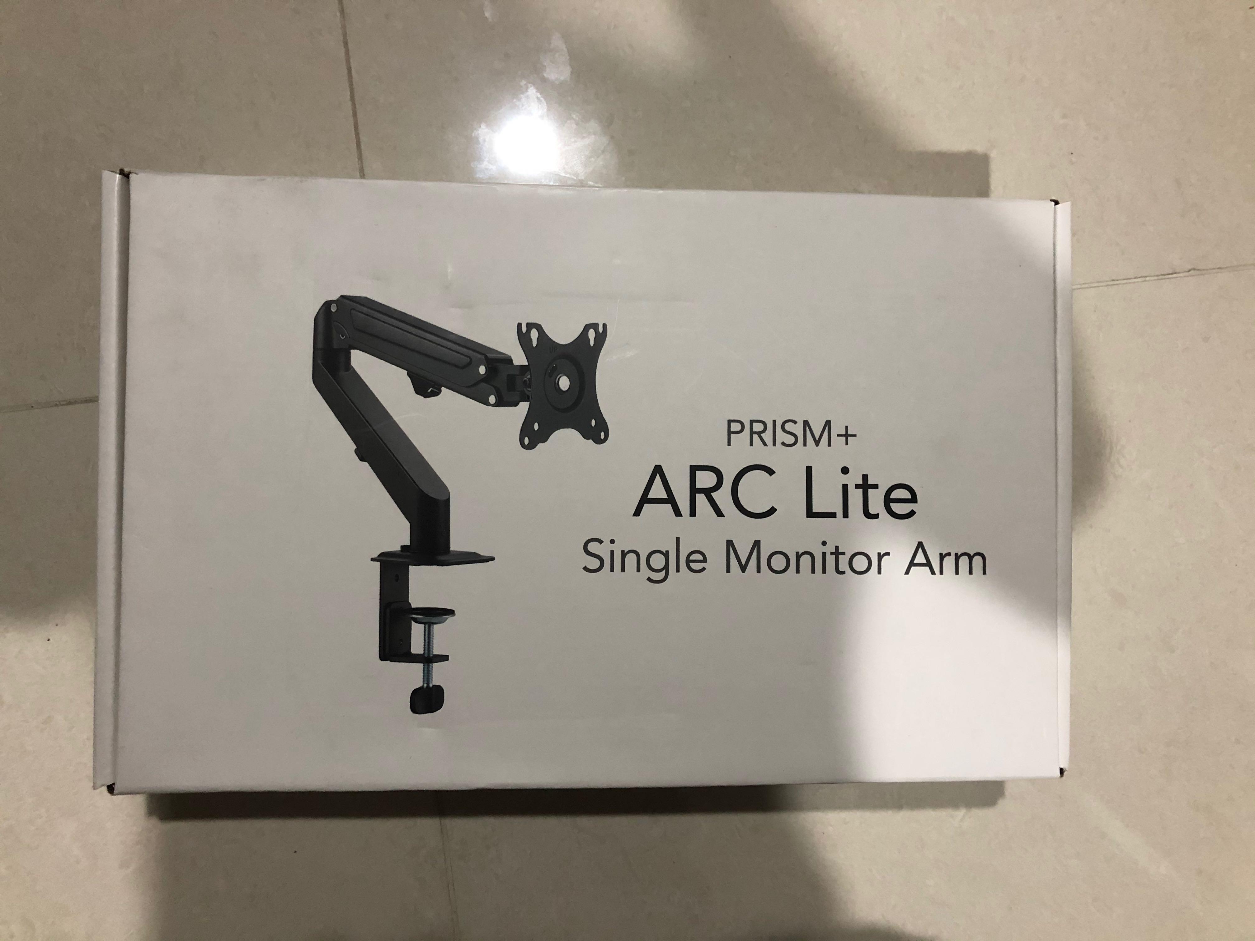 Prism + Arc Lite Single Monitor Arm, Computers & Tech, Parts ...