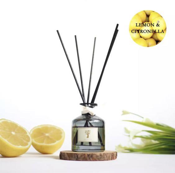 Pristine Aroma Reed Diffuser Lemon & Citronella, Furniture & Home ...