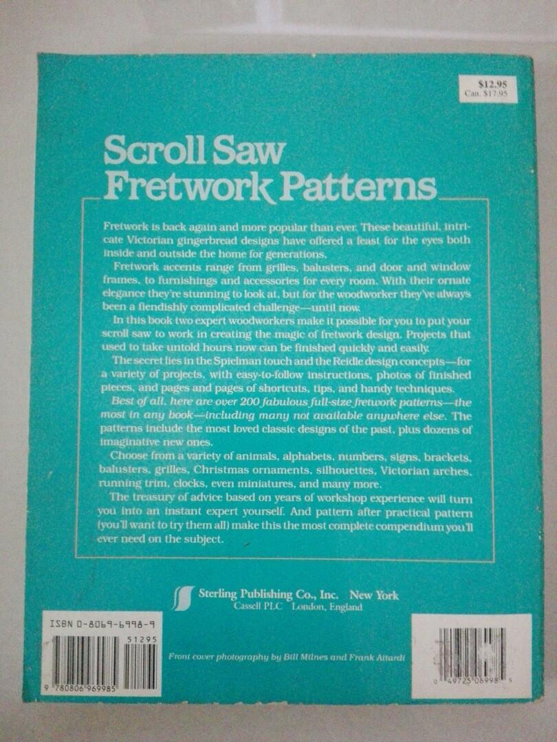Scroll Saw Fretwork Patterns, Patrick Spielman & James Reidle, Hobbies ...