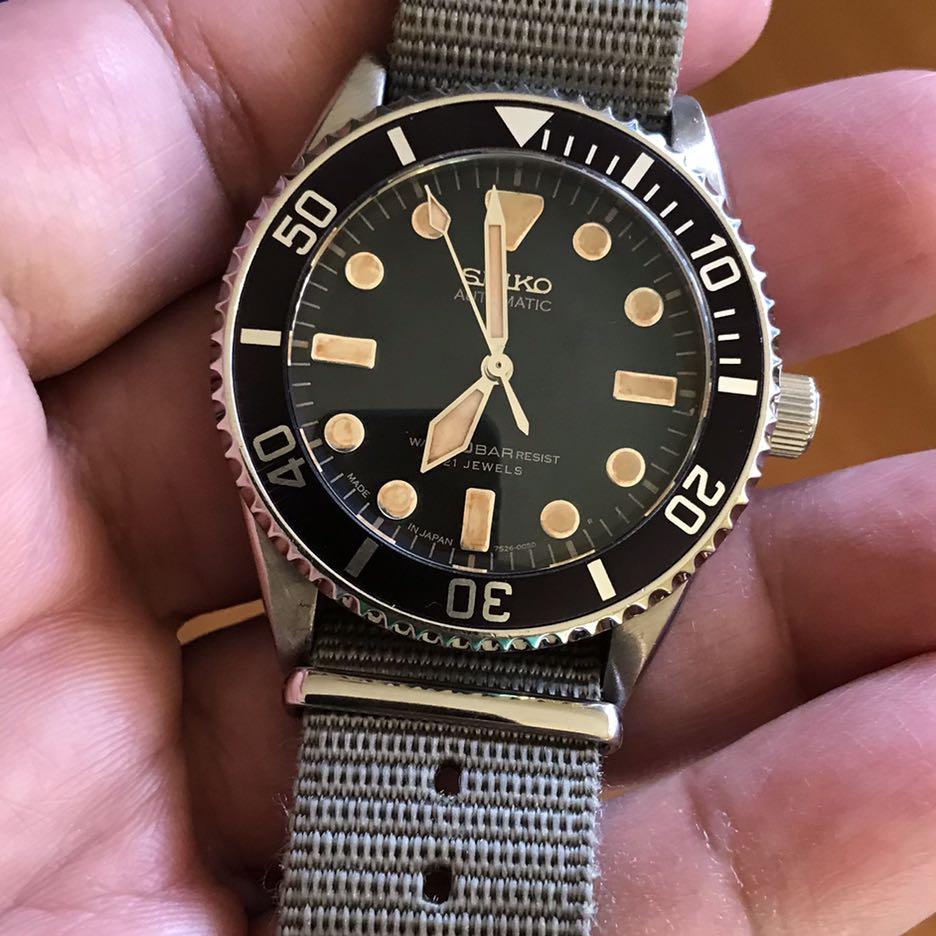 Seiko Mod Divers Watch Vintage Oris Omega Rolex Longines, Men's Fashion ...