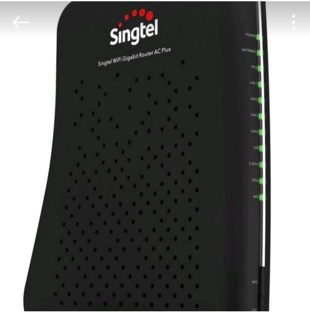 Singtel 1 GBPS wifi fibre broadband transfer ownership, Computers ...