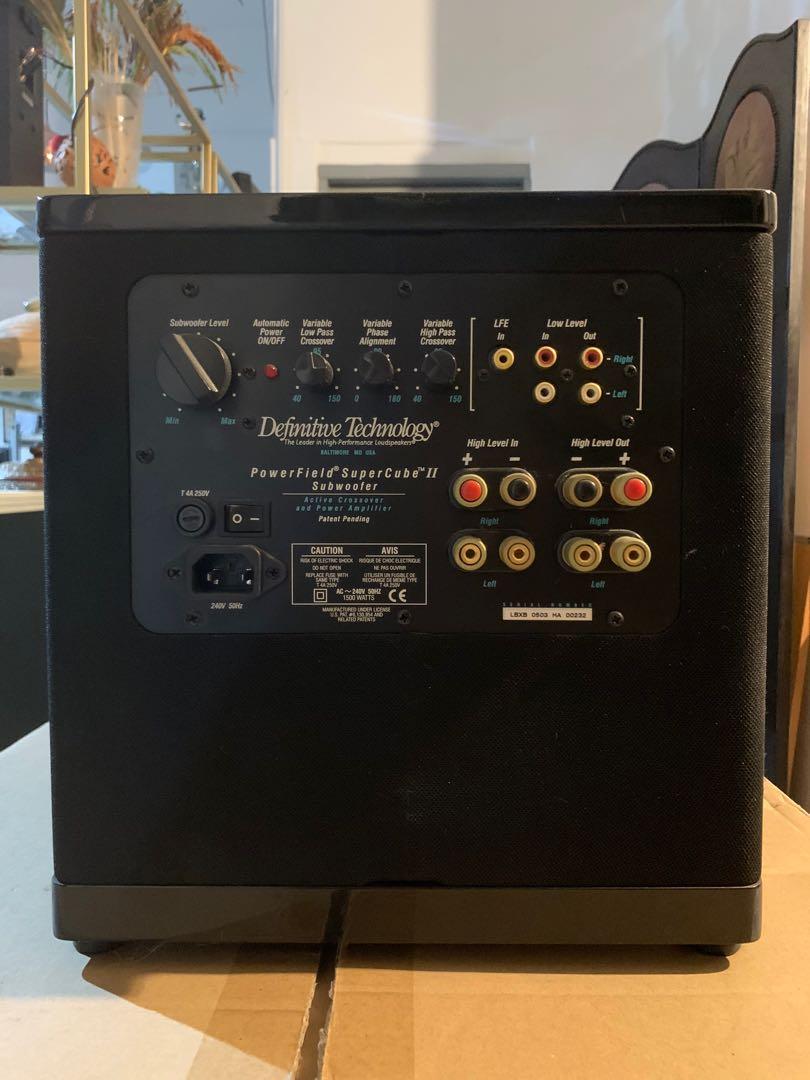 Subwoofer : Definitive super cube II, Audio, Soundbars, Speakers ...