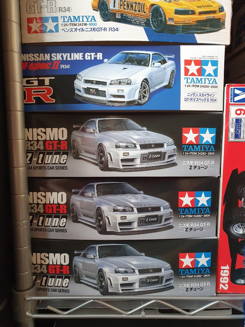 Tamiya 1/24 Nissan Skyline R34 GT-R Nismo Z-Tune, Hobbies & Toys, Toys ...