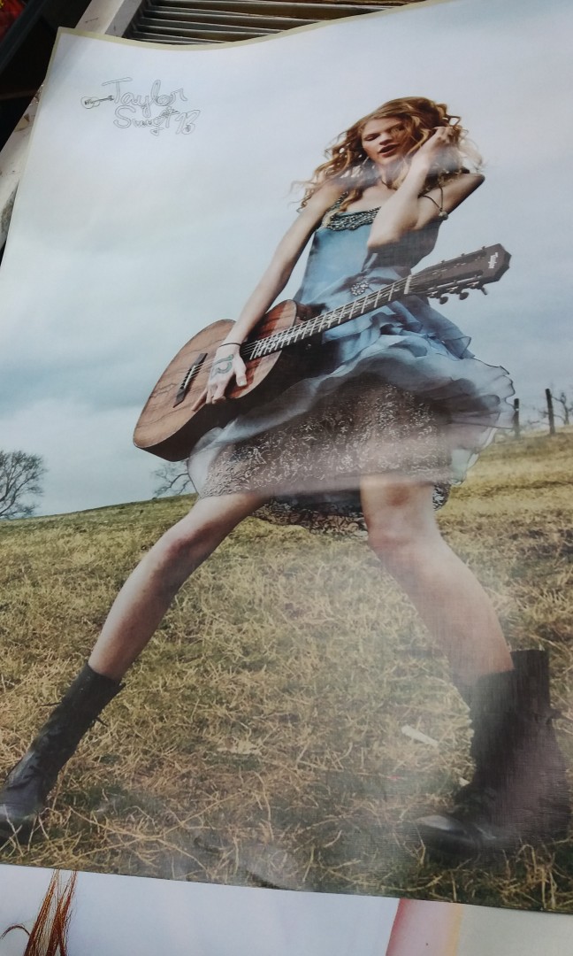TAYLOR SWIFT POSTER, Furniture & Home Living, Home Decor, Wall Decor on ...