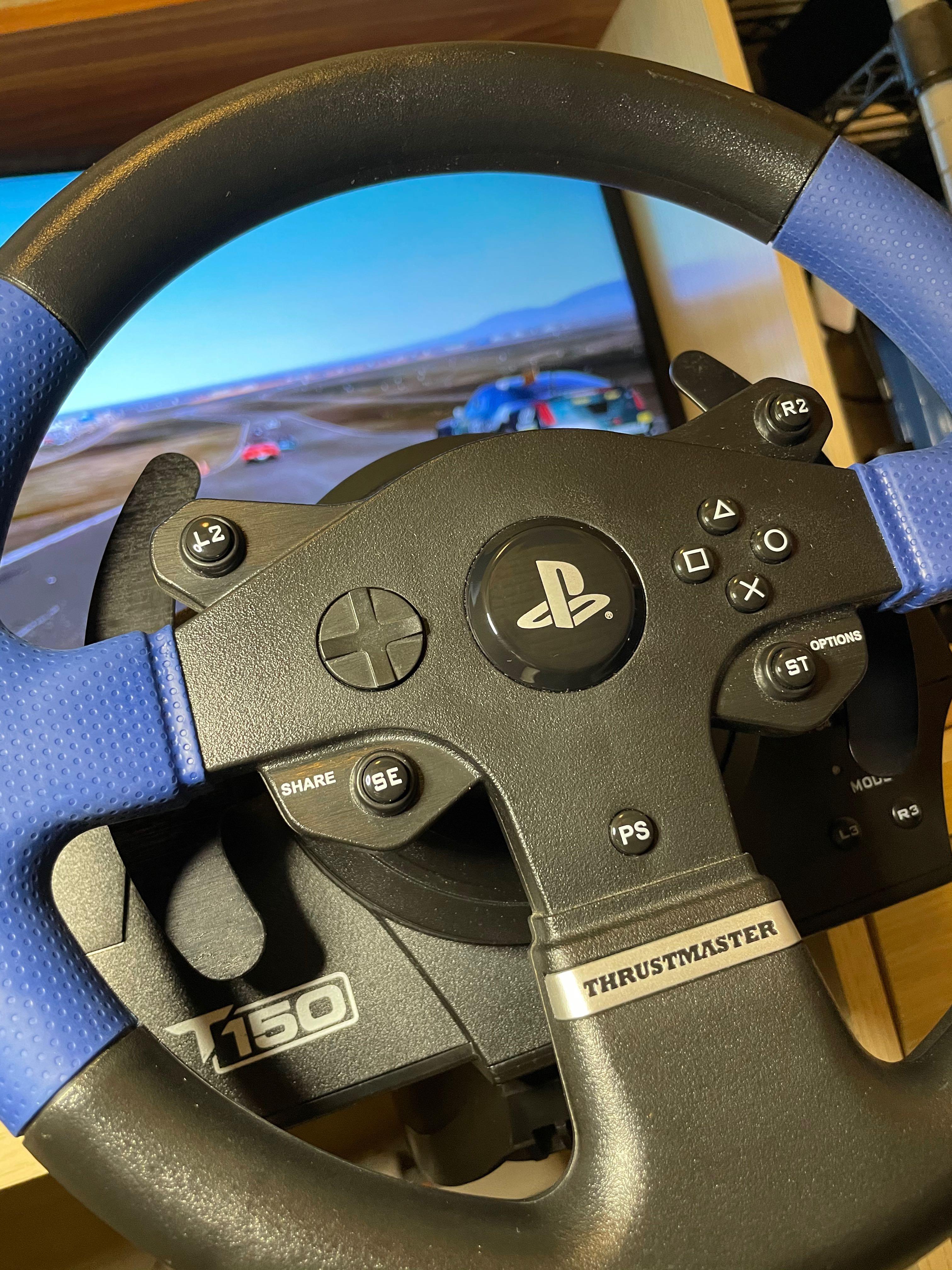 THRUSTMASTER T150 Pro PS4軚盤, 電子遊戲, 遊戲機配件, 手掣 - Carousell