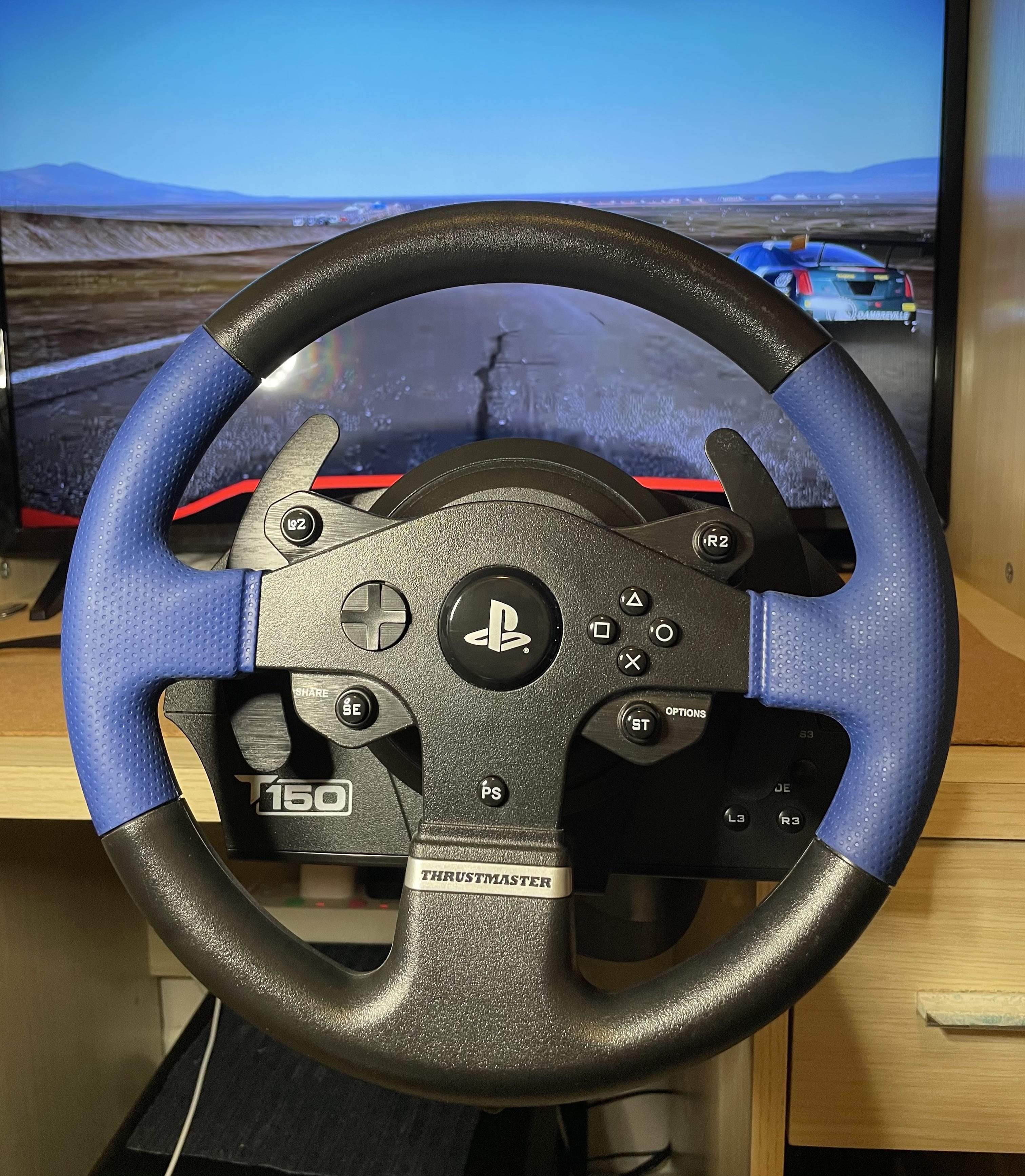 THRUSTMASTER T150 Pro PS4軚盤, 電子遊戲, 遊戲機配件, 手掣 - Carousell
