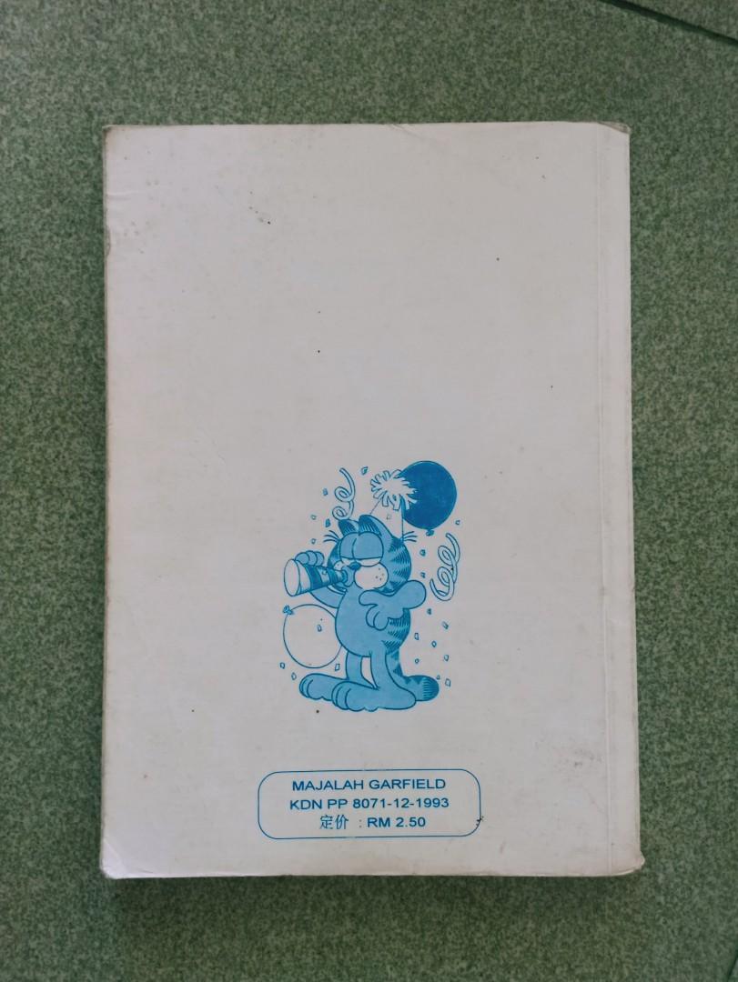 Vintage 1994 Garfield World Wide Chinese Version Comic Book., Hobbies ...