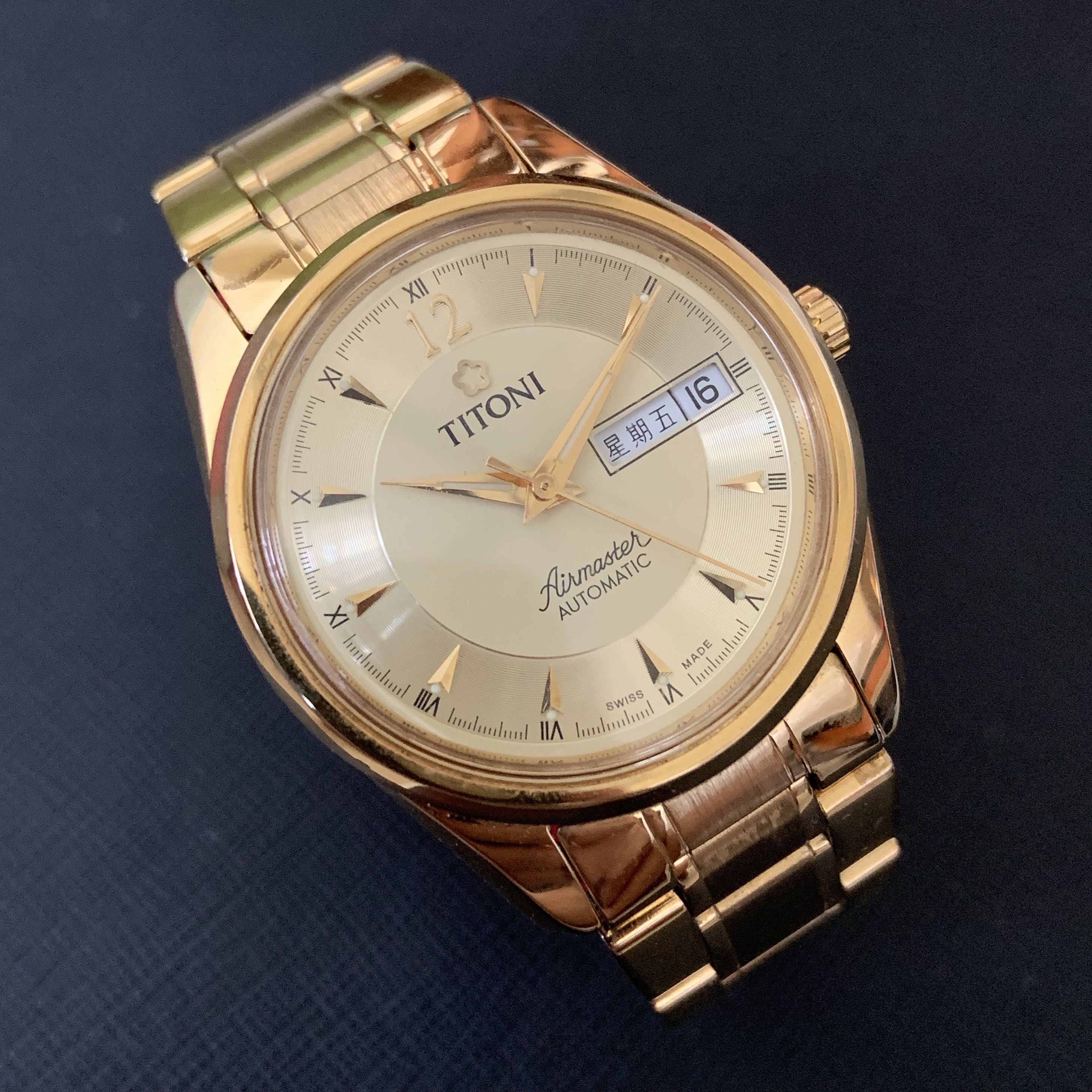 Vintage Titoni Airmaster Watch, Women's Fashion, Watches & Accessories ...