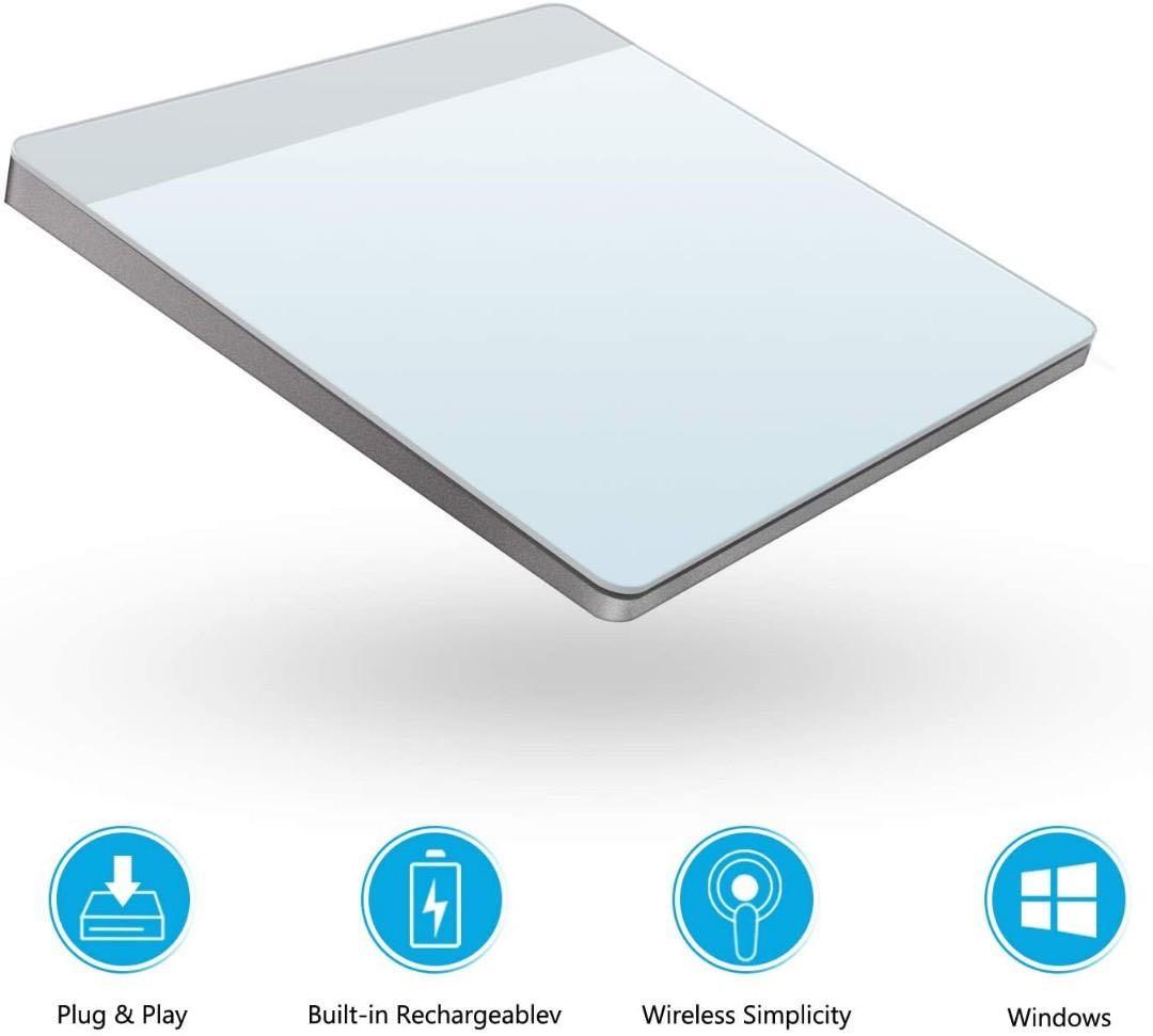 Wireless Trackpad Touchpad, VOGEK Rechargeable Trackpad with Multi ...