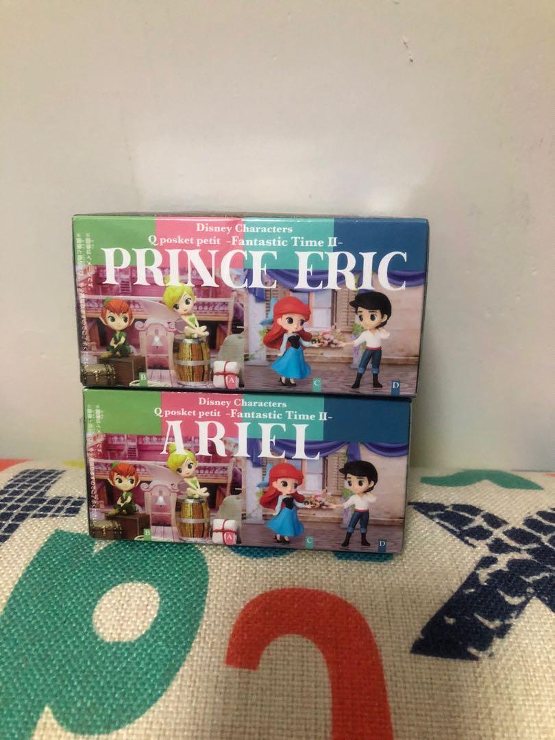 絕版 日版 細盒 Qposket Disney Characters Fantastic II Prince Eric & Ariel 一套 ...