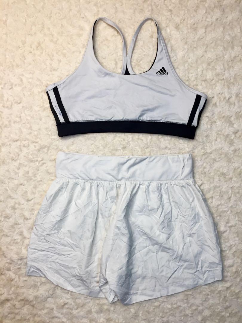 ADIDAS REVERSIBLE WORKOUT SET, Men's Fashion, Activewear on Carousell