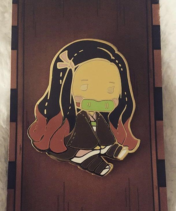 [A-GRADE] Nezuko from Demon Slayer Enamel Pin, Hobbies & Toys ...