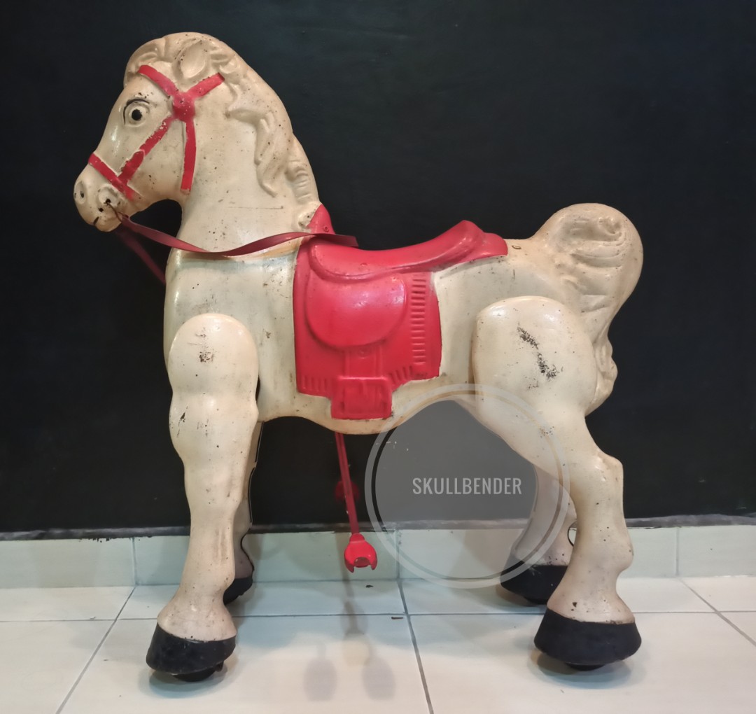 Antique MOBO Bronco Rocking Horse, Furniture & Home Living, Home Decor ...