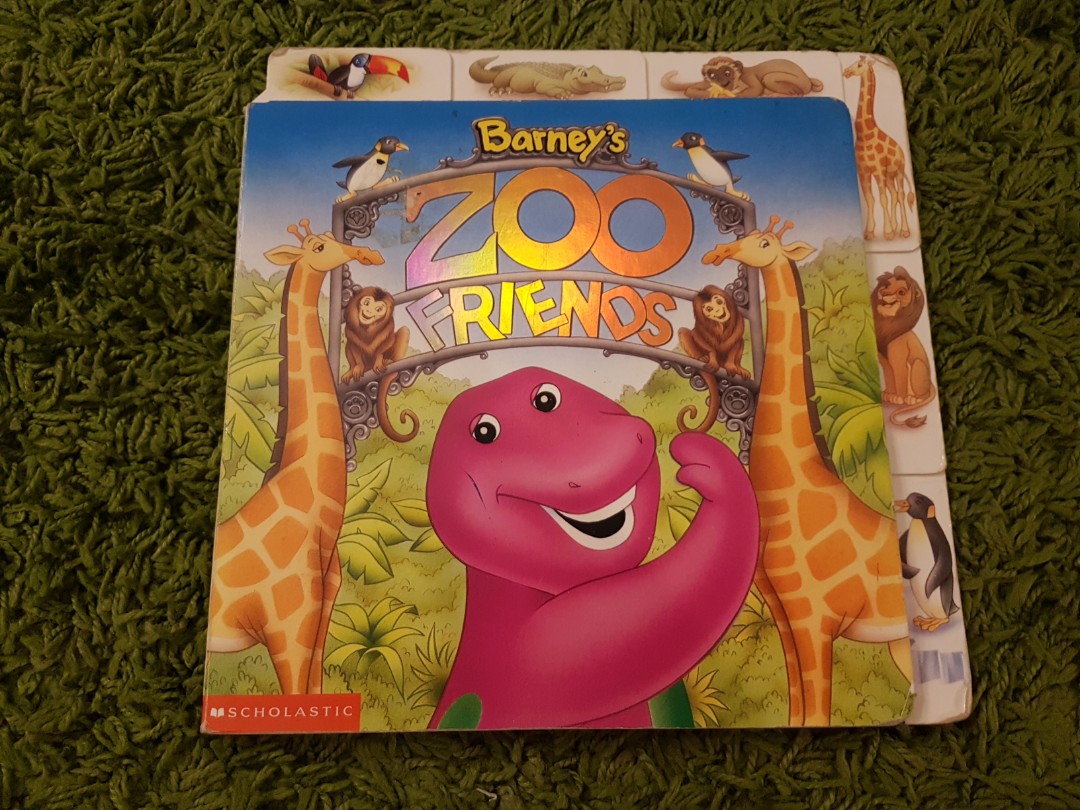 Barney's Zoo Friends Flip Up Flaps Book, Hobbies & Toys, Books ...