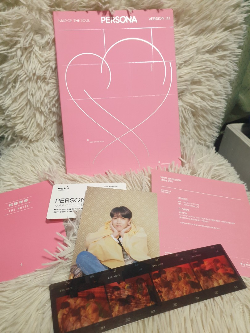 BTS Persona version 3 w/ poster, Hobbies & Toys, Memorabilia ...