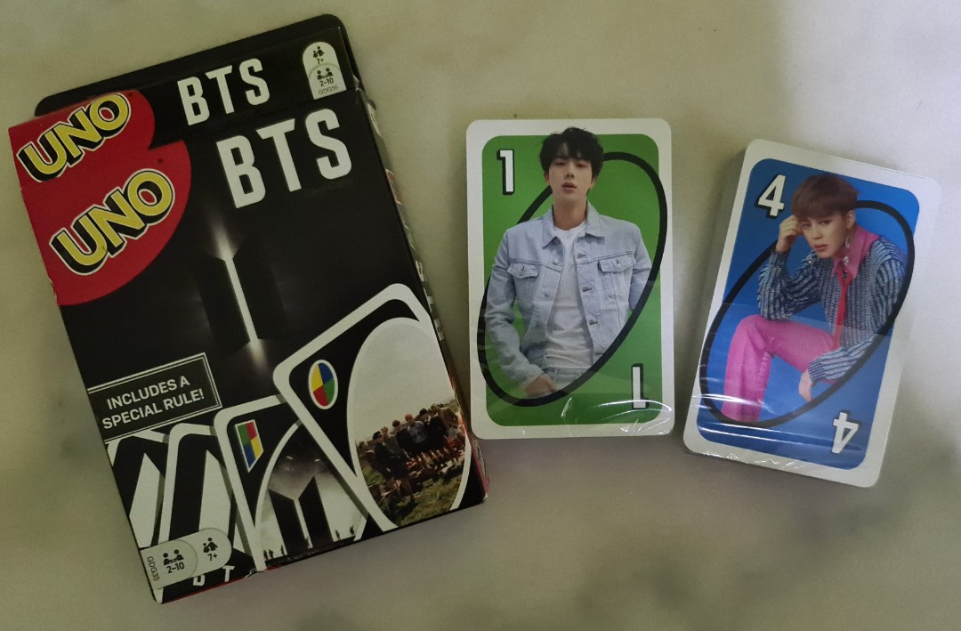 BTS UNO Cards, Hobbies & Toys, Memorabilia & Collectibles, K-Wave on ...