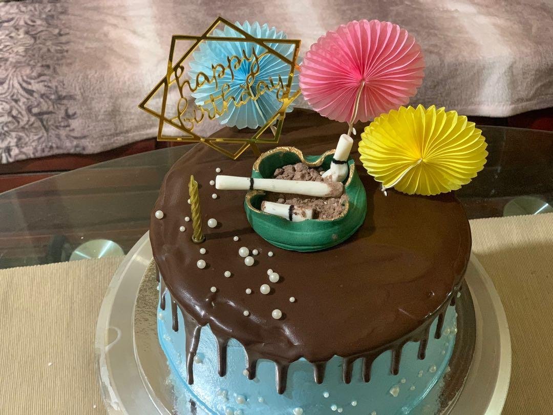 cigarettes theme cake, Food & Drinks, Homemade Bakes on Carousell