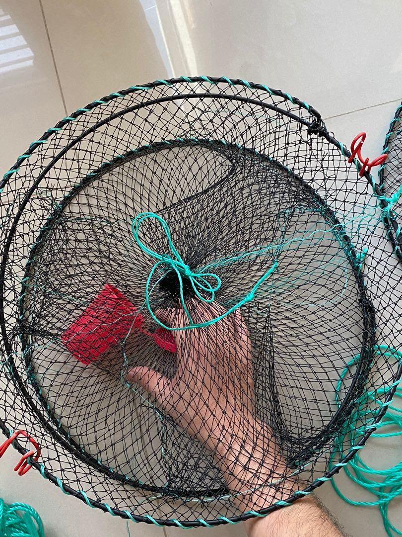 Circle Crab Net Trap, Sports Equipment, Fishing on Carousell