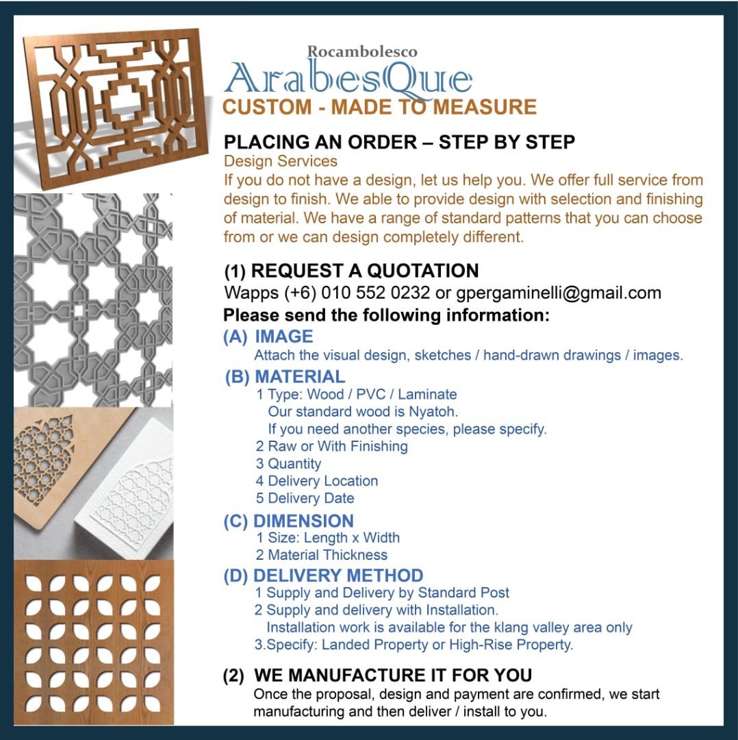 CNC Panel, Furniture & Home Living, Furniture, Tables & Sets on Carousell