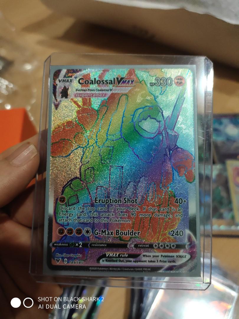 Coalossal vmax rainbow rare, Hobbies & Toys, Toys & Games on Carousell