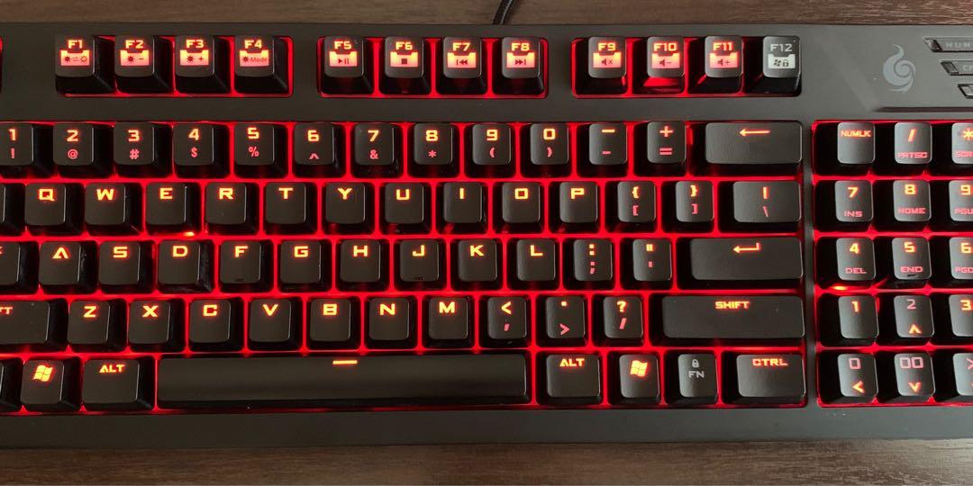 Cooler Master QuickFire TK Mechanical Gaming Keyboard with Cherry MX ...
